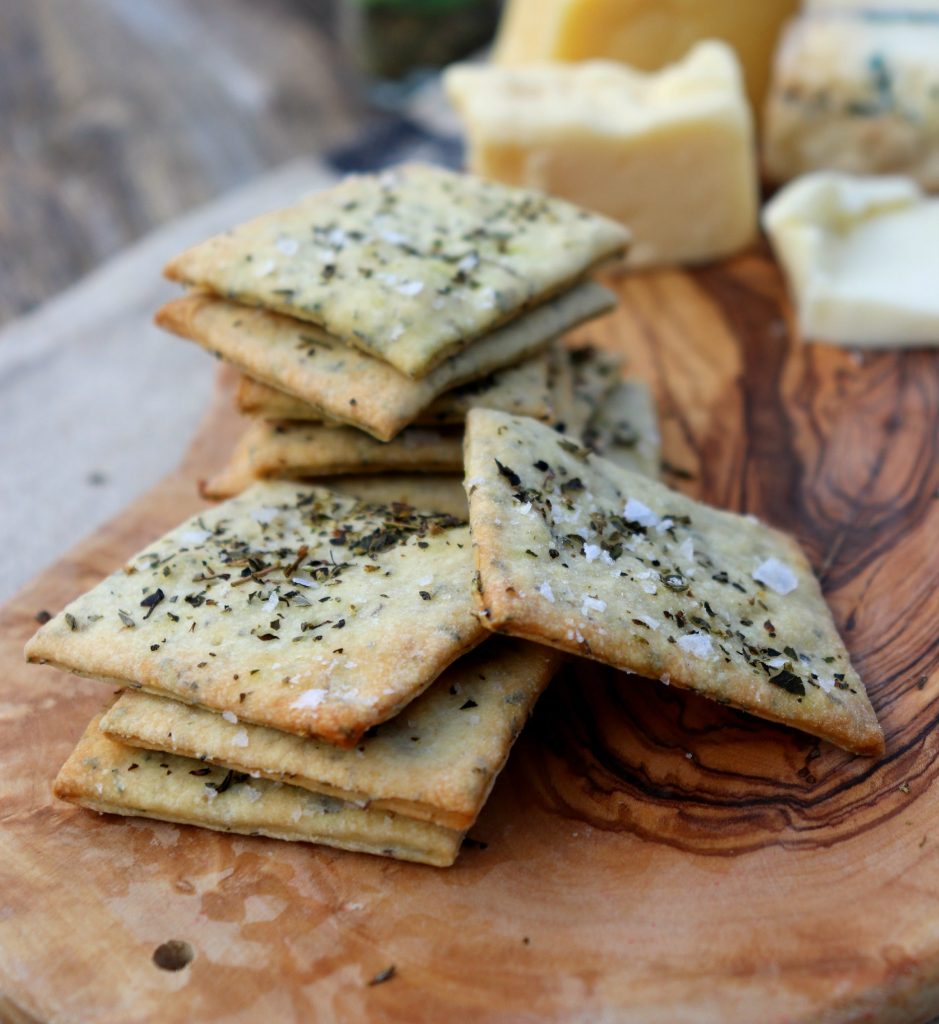 AD - Italian Herb Crackers | The Marmalade Teapot