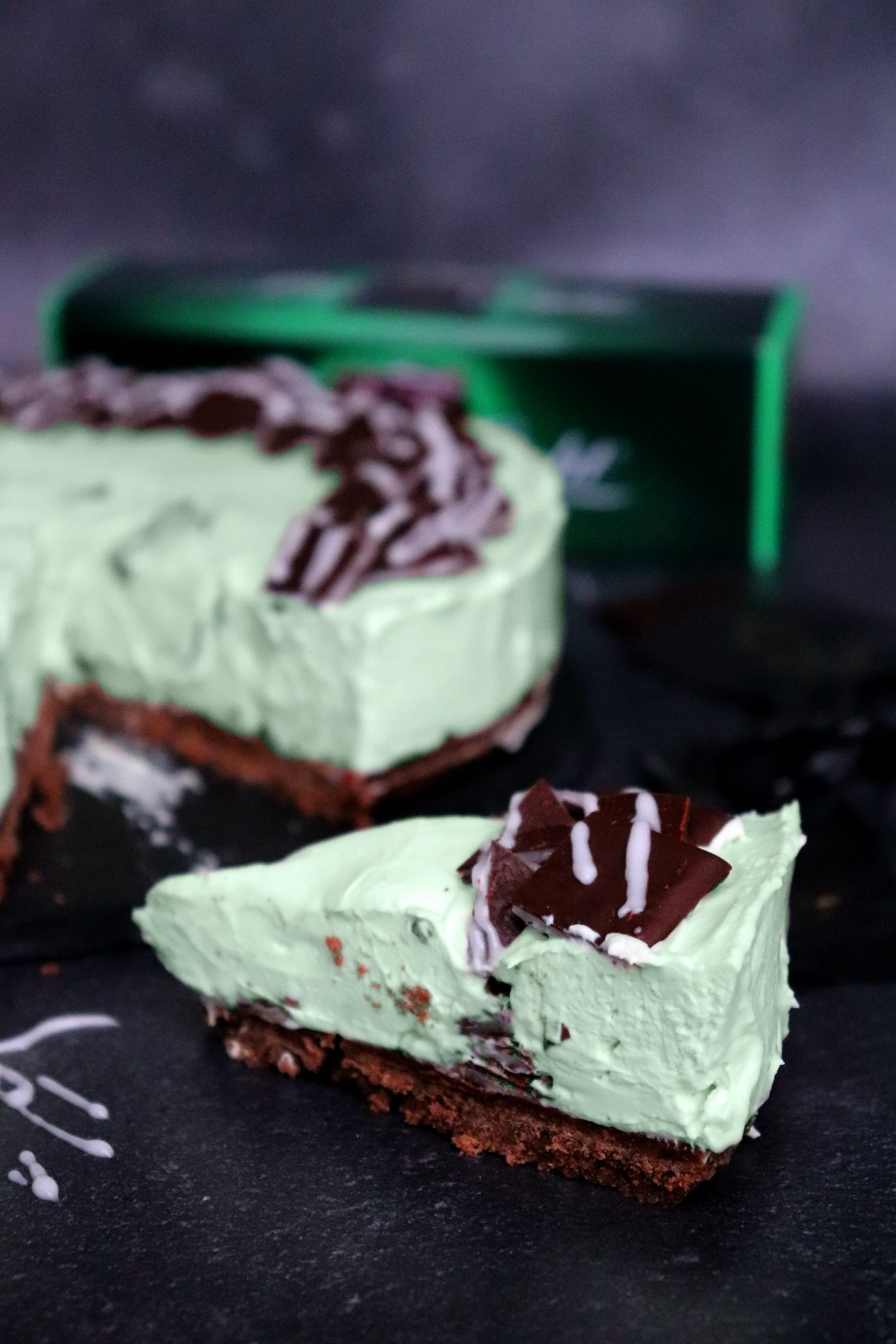 No Bake After Eight Cheesecake - The Marmalade Teapot