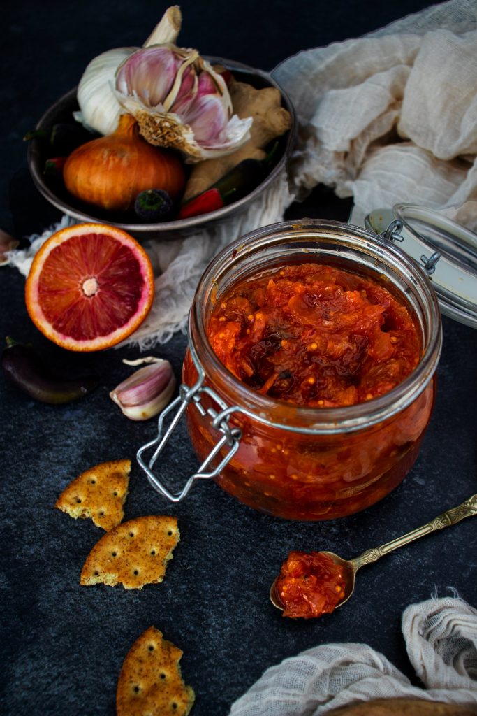 Spicy Blood Orange Chutney Recipe - The Marmalade Teapot